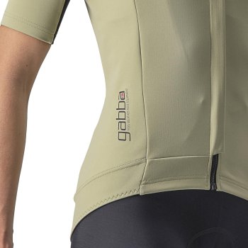 Castelli Gabba RoS 2 Short Sleeve Jacket Women - green tea/chalk 363 ...
