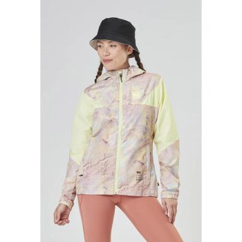 Picture Scale Printed Wind Jacket Women - Geology Cream | BIKE24
