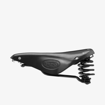 Brooks Flyer Bend Leather Saddle - black | BIKE24