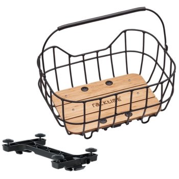 Racktime BASKIT Breeze 2.0 Bagagedrager Fietsmand 25L - zwart | BIKE24
