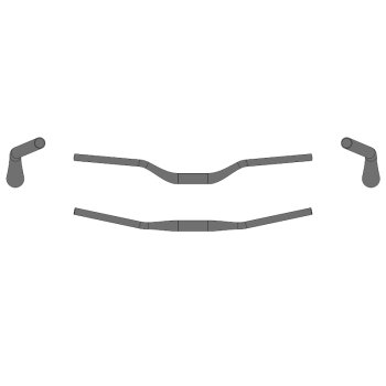 Ergotec Riser Bar 50 - 35 MTB Handlebar - SL 6 | BIKE24