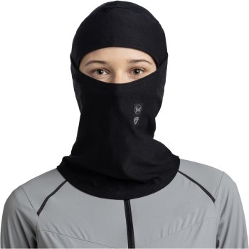 Buff® ThermoNet® Hinged Balaklava - Solid Black | BIKE24