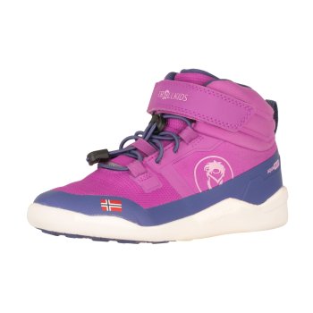 Trollkids Hovden Winter Barefoot Hiker Kids - Mallow Pink/Violet Blue ...