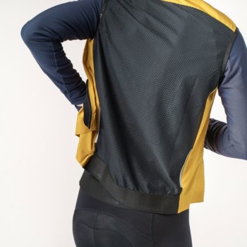 GripGrab PACR Windproof Lightweight Vest Women - Mustard Yellow | BIKE24