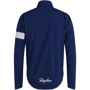 Rapha Core Rain Jacket Men - navy/white | BIKE24