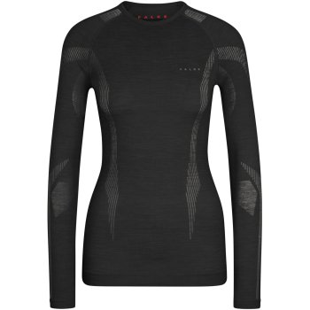 Falke Wool-Tech Longsleeve Shirt Women - black 3000 | BIKE24