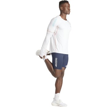 adidas Adizero Running Langarmshirt Herren - weiß IL9070 | BIKE24