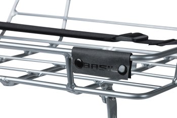 Basil Portland Front Carrier high - aluminium | BIKE24