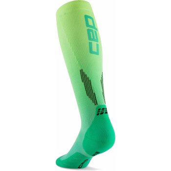 CEP Core Run Edt. Gradient Tall Compression Socks Women - green/lime fade