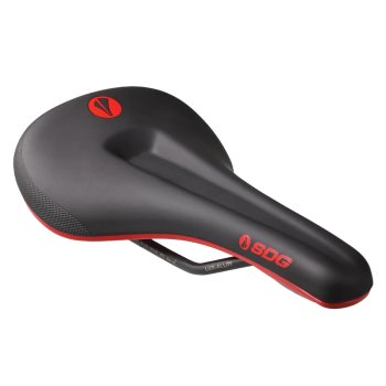 SDG Bel-Air 3.0 MAX MTB Saddle - Lux Alloy - black/red | BIKE24