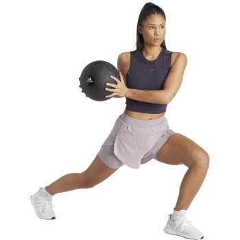 adidas HIIT HEAT.RDY Cropped Tank Top Women - aurora black IQ1763 | BIKE24