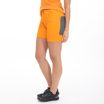 Bergans Cecilie Mountain Softshell Shorts Women - cloudberry yellow ...