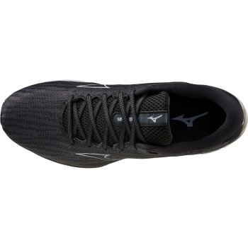 Mizuno Wave Rider 27 Running Shoes Men - Ebony / Illusion Blue / Black ...