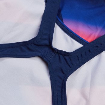 Speedo Allover Digital Recordbreaker Swimsuit Women - cerulean blue ...