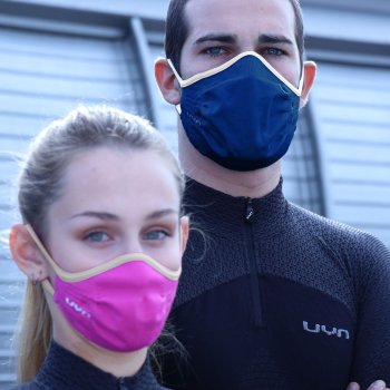 UYN Community Mask Plus - Navy/Pearl Grey | BIKE24