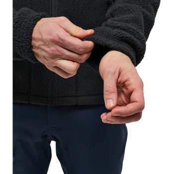 Haglöfs Malung Pile Hood Jacket Men - true black 2C5 | BIKE24