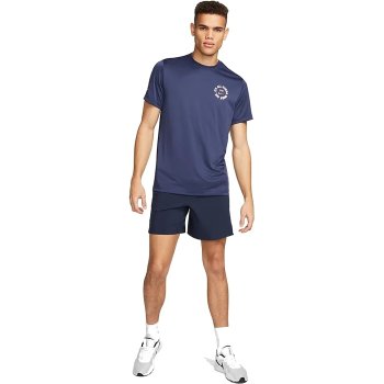 Nike Dri-FIT Unlined Woven 7" Fitnessshorts Herren - obsidian/black ...
