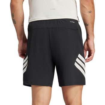 adidas Icon 3-Stripes Gym 7" Shorts Men - black/white JE5673 | BIKE24