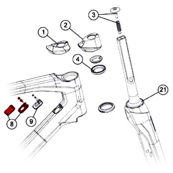 BMC Di2 / eTap Kit #7 - DTi Cover Set - 301101 | BIKE24