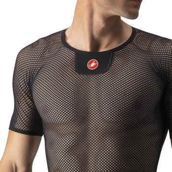 Castelli Core Mesh 3 SS Undershirt Men - black 010 | BIKE24