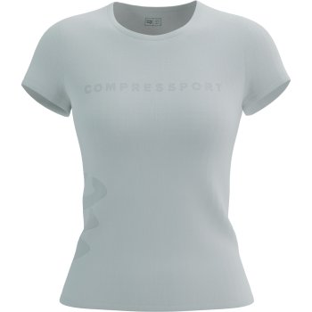 Compressport Camiseta Mujer - Logo - blanco/blanco | BIKE24