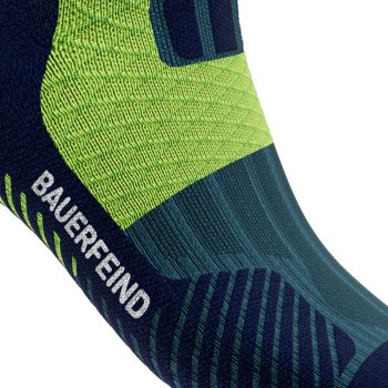 Bauerfeind Trail Run Compression Socks Women - midnight teal - S (27-33 cm)
