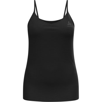 Odlo Natural Merino 160 V-Neck Base Layer Singlet Women - black | BIKE24