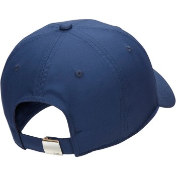 Nike Dri-FIT Club Metall-Swoosh Logo Cap - midnight navy/metallic ...