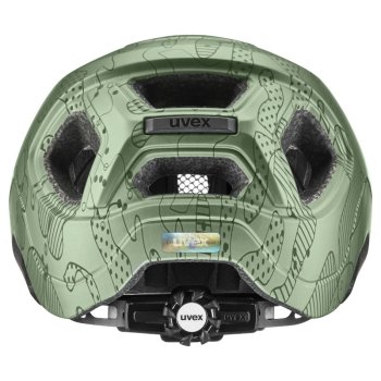 Uvex react jr. Kids Helmet - moss green altimeter matt | BIKE24