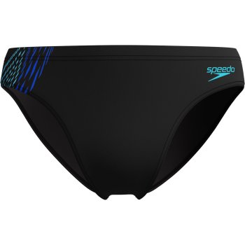 Speedo Tech Panel 7cm Swim Briefs Men - black/cobalt pop | BIKE24