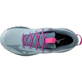 Mizuno Wave Mujin 9 Trail Laufschuhe Damen Forget Me Not Nimbus Cloud Magnificent Magenta