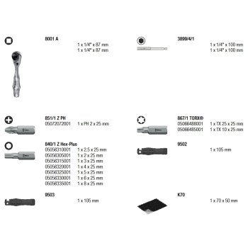 Wera Bicycle Set 1 - Tool Set with Tire Levers - 14 Pcs. | BIKE24