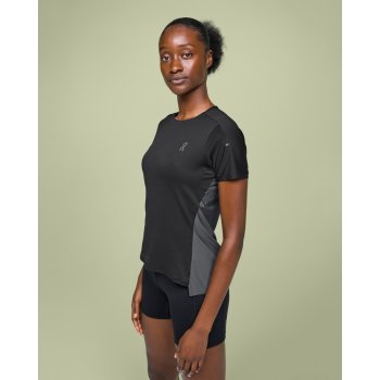 On Performance-T Running Shirt Women - Black & Eclipse | BIKE24