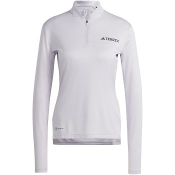 adidas TERREX Multi Half-Zip Long-Sleeve Top Women - silver dawn HM4015