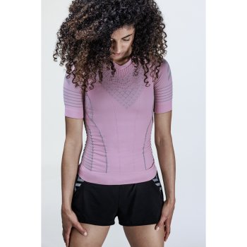 X-Bionic Twyce Race Short Sleeve Shirt Women - clearwater/black | BIKE24