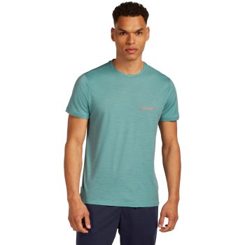 Icebreaker Merino 150 Tech Lite T-Shirt IB Wordmark Men - Hydro | BIKE24