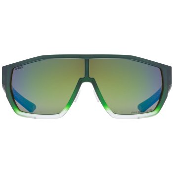 Uvex mtn style CV Brille - green matt fade/colorvision mirror green ...