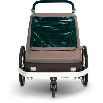 Croozer Kid Vaaya 2 - Bike Trailer for 2 Kids - blossom red | BIKE24
