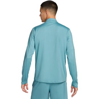 Nike Camiseta de Correr Hombre - Dri-Fit 1/4-Zip - denim turquoise ...