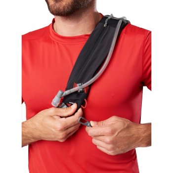 Nathan Sports Run Sling 8L Running Backpack - Black/Ribbon Red | BIKE24