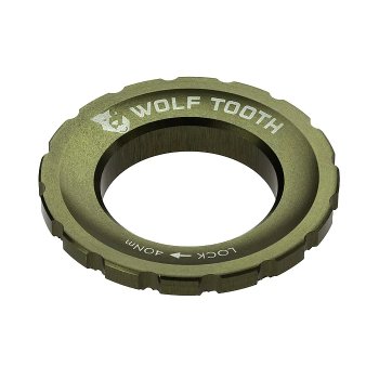 Wolf Tooth Centerlock Lockring - External Spline - olive | BIKE24