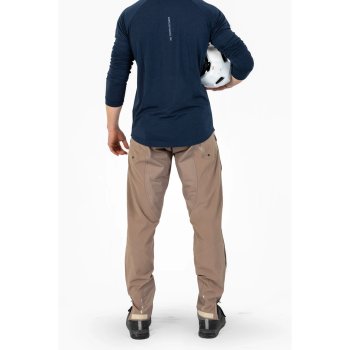 Dirtlej Trailscout Half & Half Long Pants - Straight Cut - dust grey