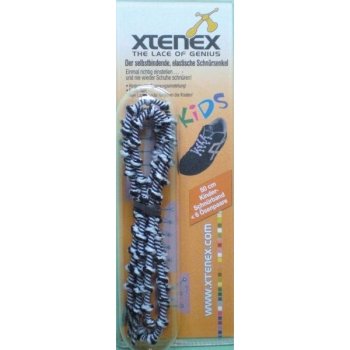 Xtenex Kids Laces - 50cm - black/white | BIKE24