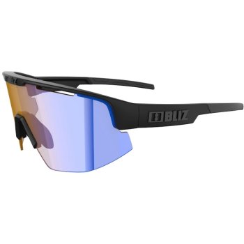 Bliz Matrix Small Bril - Matt Black / Coral with Blue Multi Lens | BIKE24