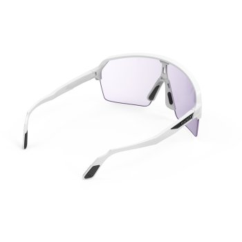 Rudy Project Spinshield Air Glasses - Photochromic Lens - White Matte/ImpactX 2 Laser Purple