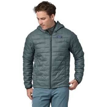 Patagonia Chaqueta con Capucha Hombre - Micro Puff - Smolder Blue w ...