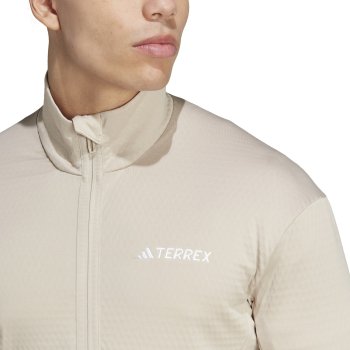 adidas Multi Light Fleece Full-Zip Jacket Men - wonder beige IB1217 ...