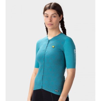 Alé R-EV1 Velocity Short Sleeve Jersey Women - ottanio blue | BIKE24