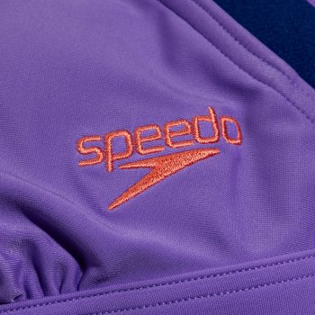 Speedo Banded Triangle Bikini Dames - miami lilac/soft coral | BIKE24