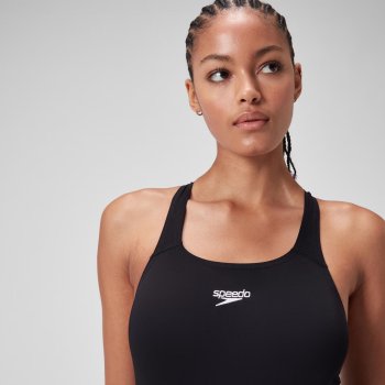 Speedo ECO Endurance+ Medalist Swimsuit Women - black/white | BIKE24